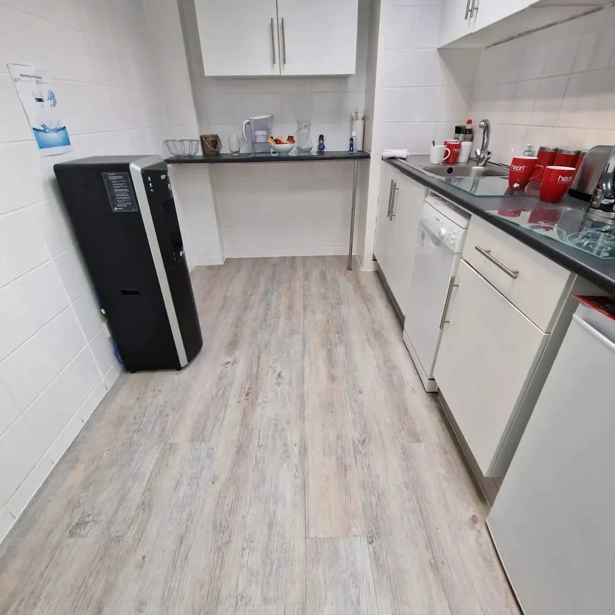 Transforming a Busy Office with Luxury Vinyl Tile Flooring - Clever ...